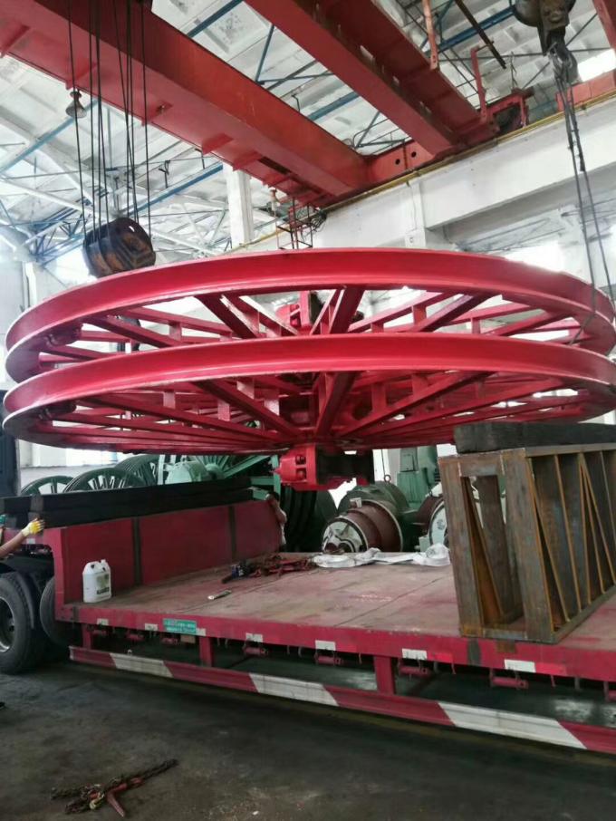 Mine Hoist 6000mm Dia Wire Rope Sheave Wheel