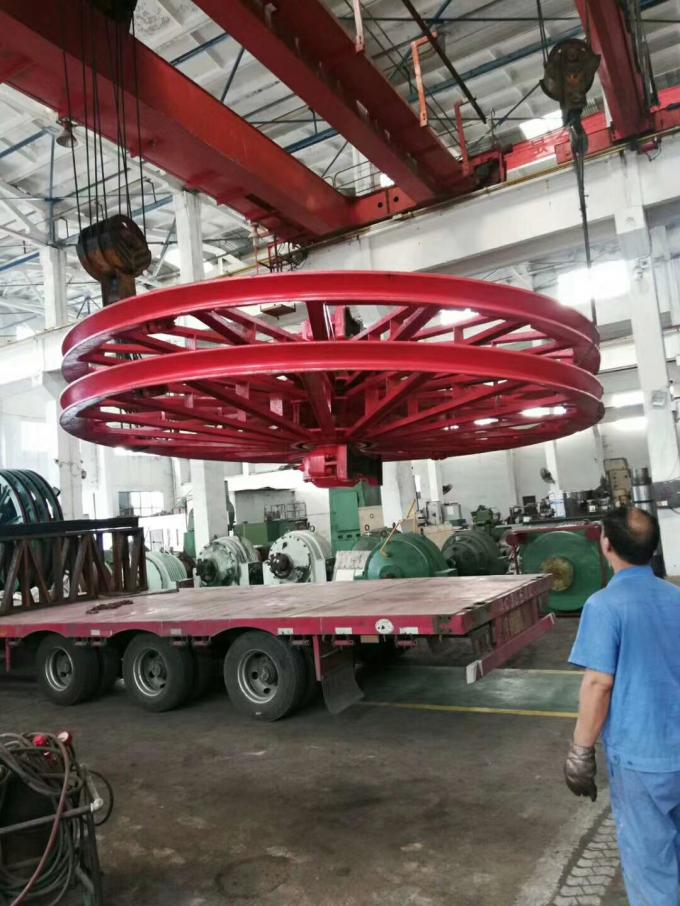Mine Hoist 6000mm Dia Wire Rope Sheave Wheel